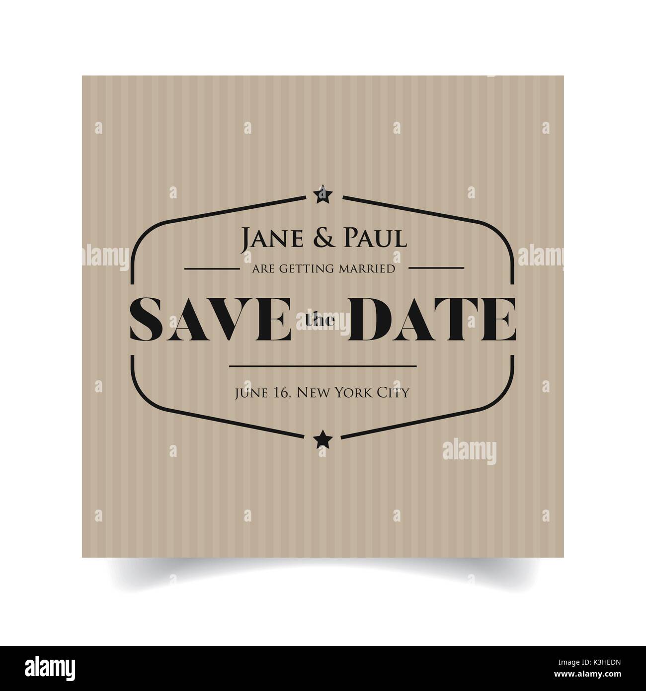 Save date invitation design template hi-res stock photography and ...