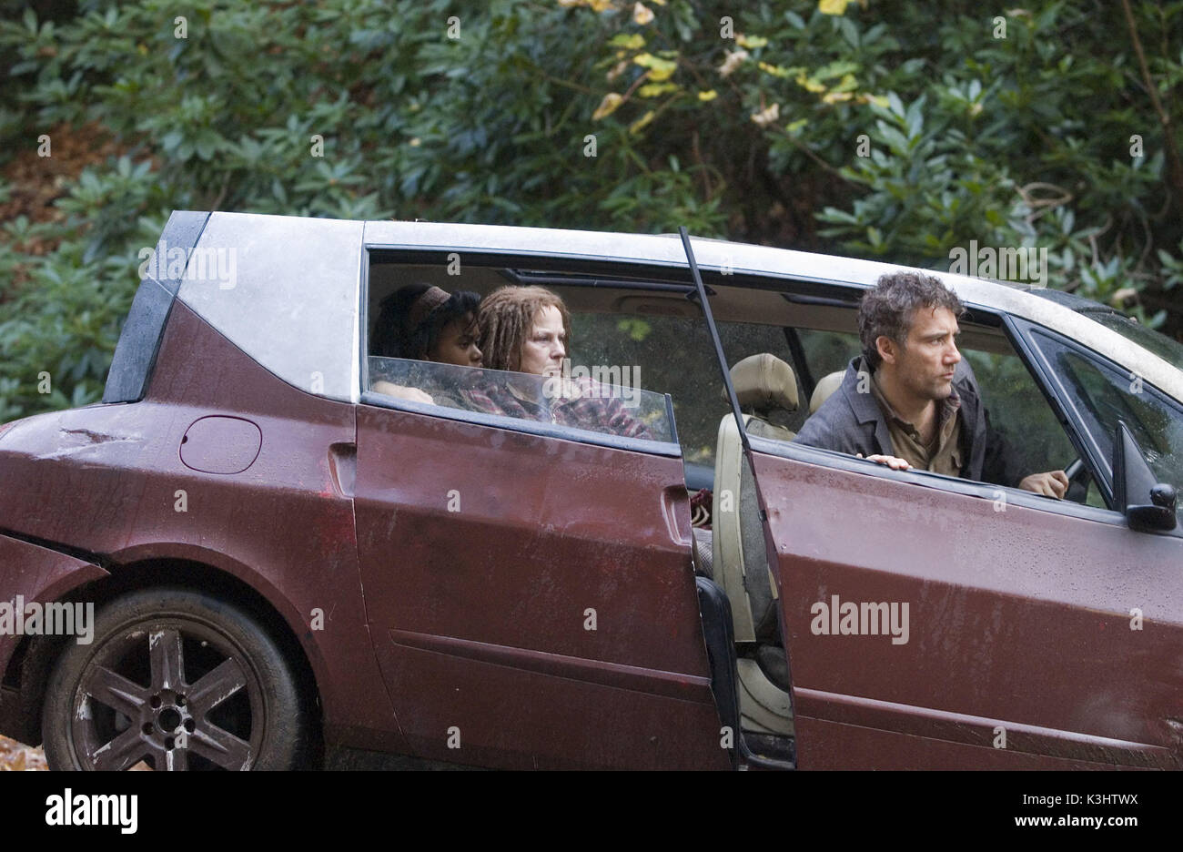 Nurse Miriam (PAM FERRIS), the planet's last hope, pregnant Kee (CLARE ...