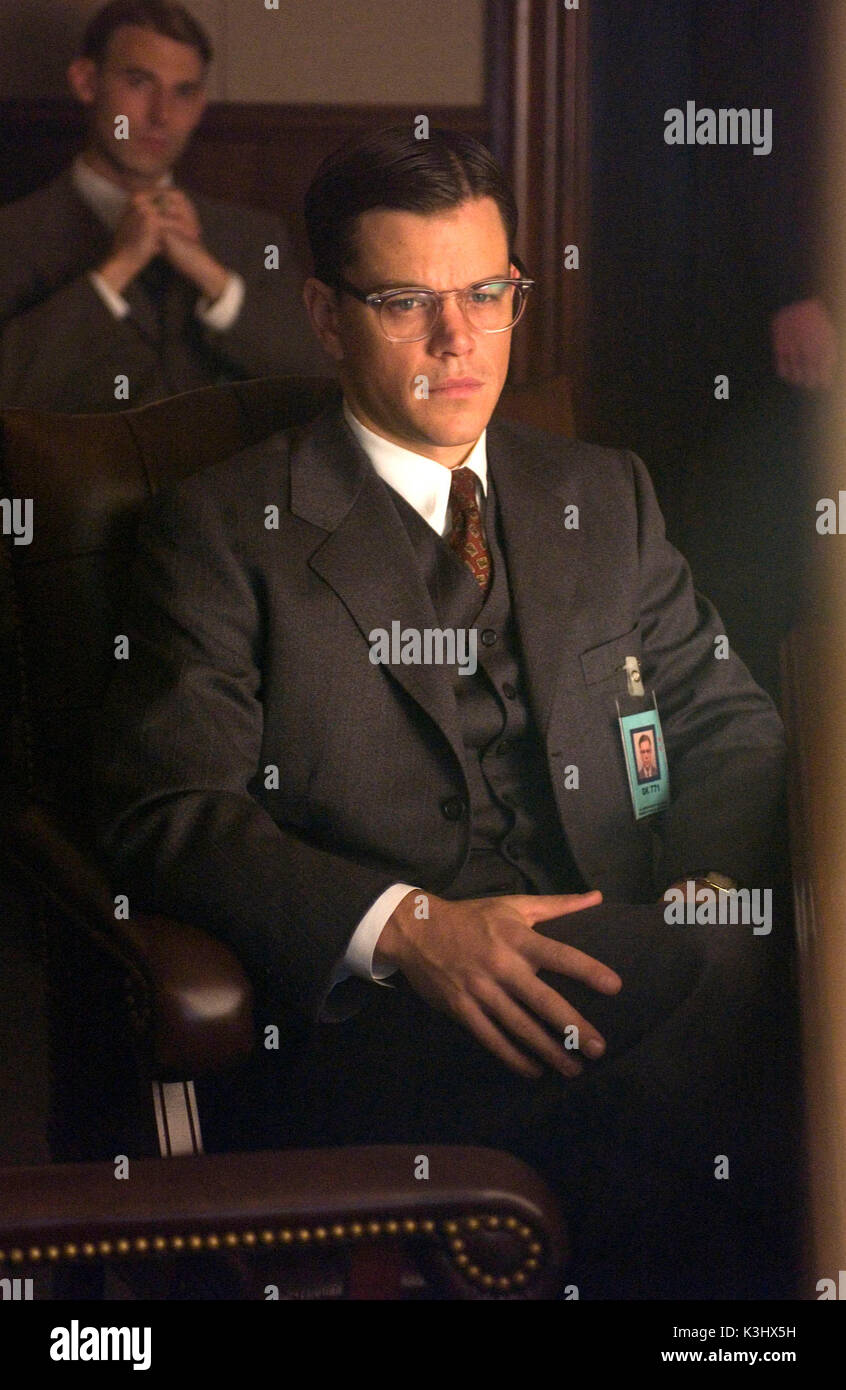 MATT DAMON as Edward Wilson, a man who believes in America and ...