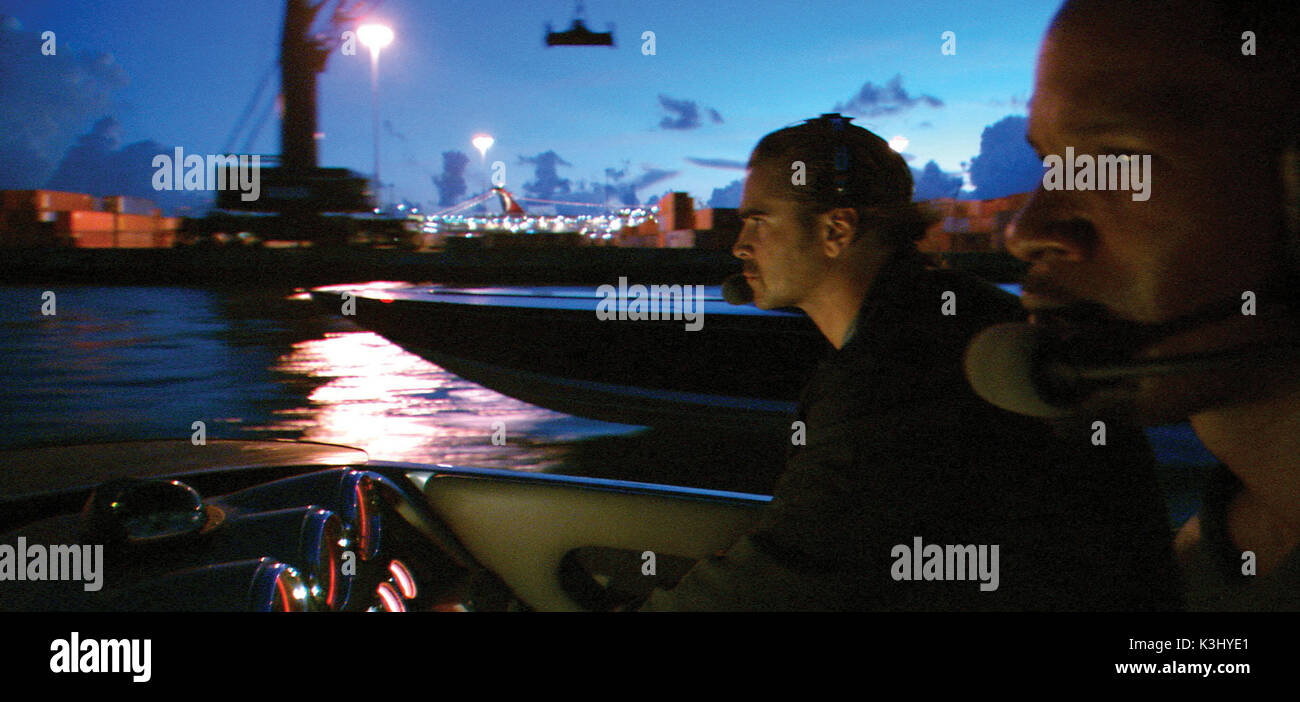 COLIN FARRELL as Detective Sonny Crockett and JAMIE FOXX as Detective ...