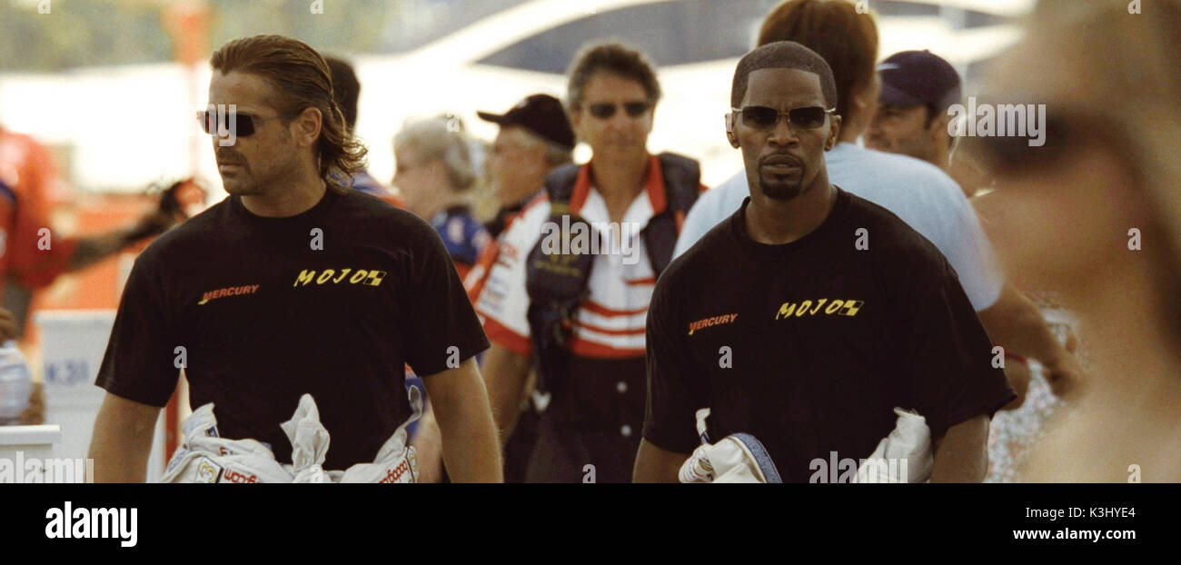 COLIN FARRELL as Detective Sonny Crockett and JAMIE FOXX as Detective ...