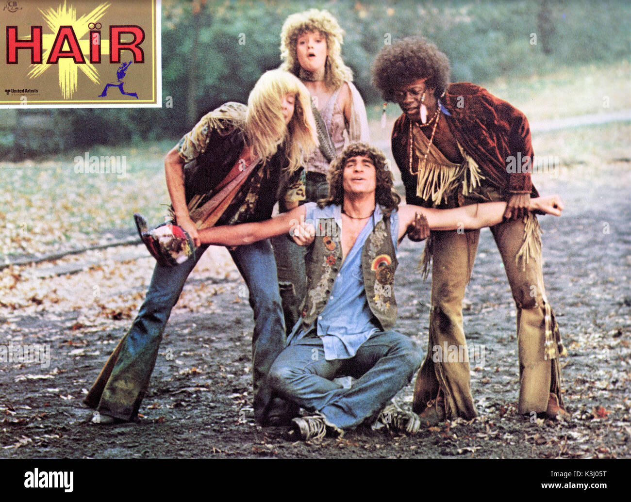 HAIR DON DACUS, ANNIE GOLDEN, DORSEY WRIGHT [seated] TREAT WILLIAMS ...