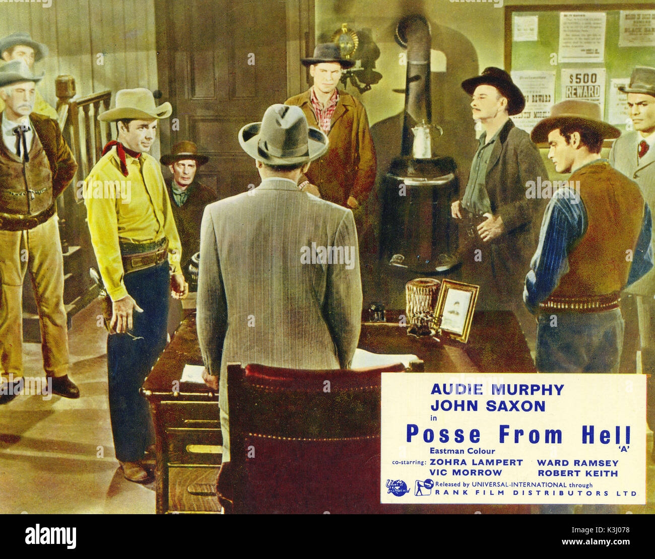 POSSE FROM HELL UNIDENTIFIED, AUDIE MURPHY, ROYAL DANO, 2 UNIDENTIFIED, ROBERT KEITH ...