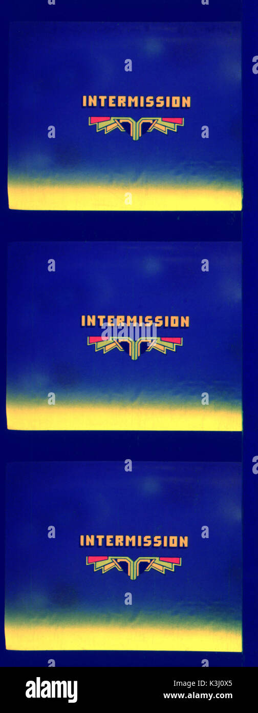 Intermission film hi-res stock photography and images - Alamy