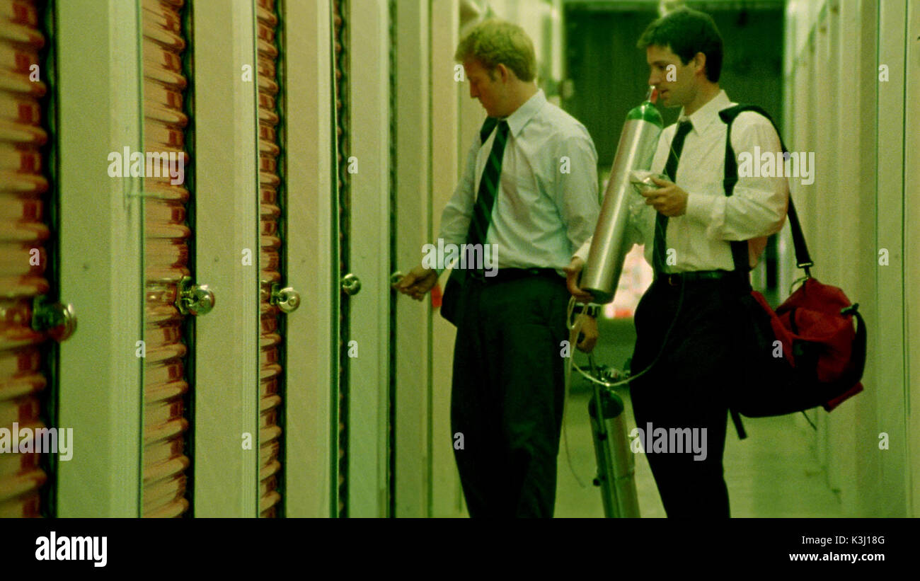 PRIMER David Sullivan (L) as Abe and Shane Carruth (R) as Aaron PRIMER ...