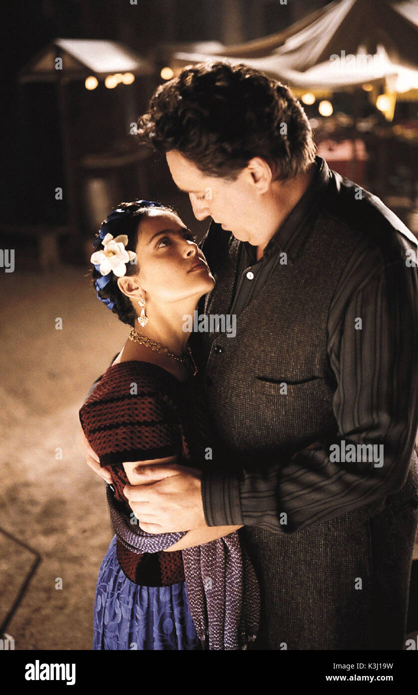 C235 46 FRIDA SALMA HAYEK as Frida Kahlo, ALFRED MOLINA as Diego Rivera ...