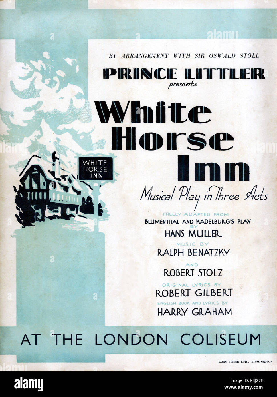 WHITE HORSE INN THEATRE PROGRAMME WHITE HORSE INN THEATRE PROGRAMME ...