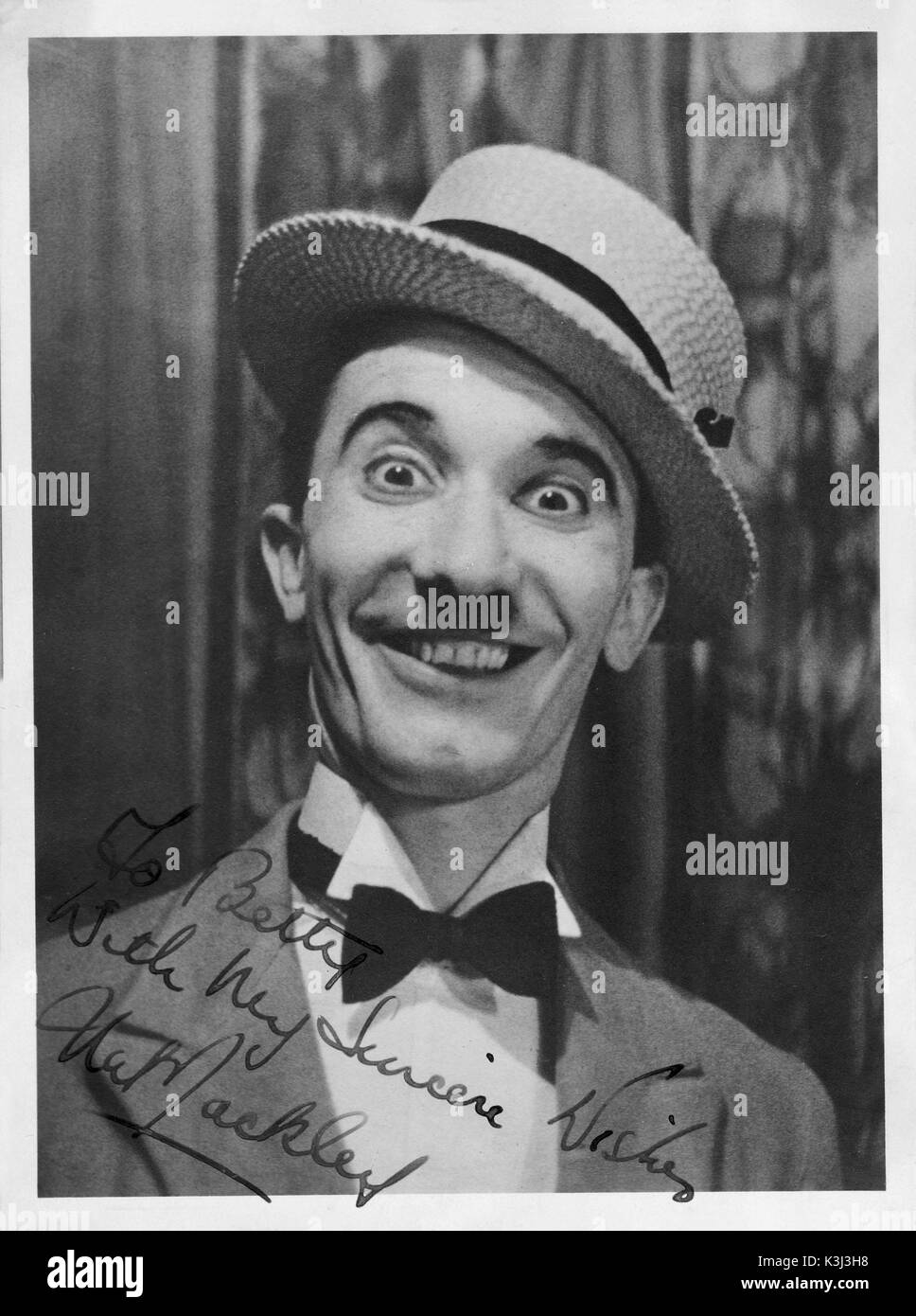 NAT JACKLEY [1909 -1988] Actor comedian' 'The man with rubber neck ...
