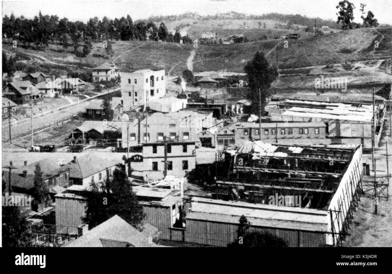 KEYSTONE FILM STUDIOS, LOS ANGELES c1915 KEYSTONE FILM STUDIOS, LOS ...
