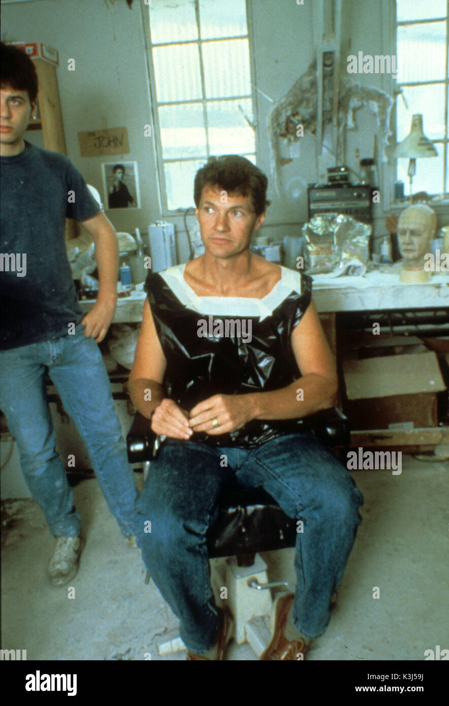 HELLRAISER ANDY ROBINSON in makeup 1 of 8 Date: 1987 Stock Photo - Alamy
