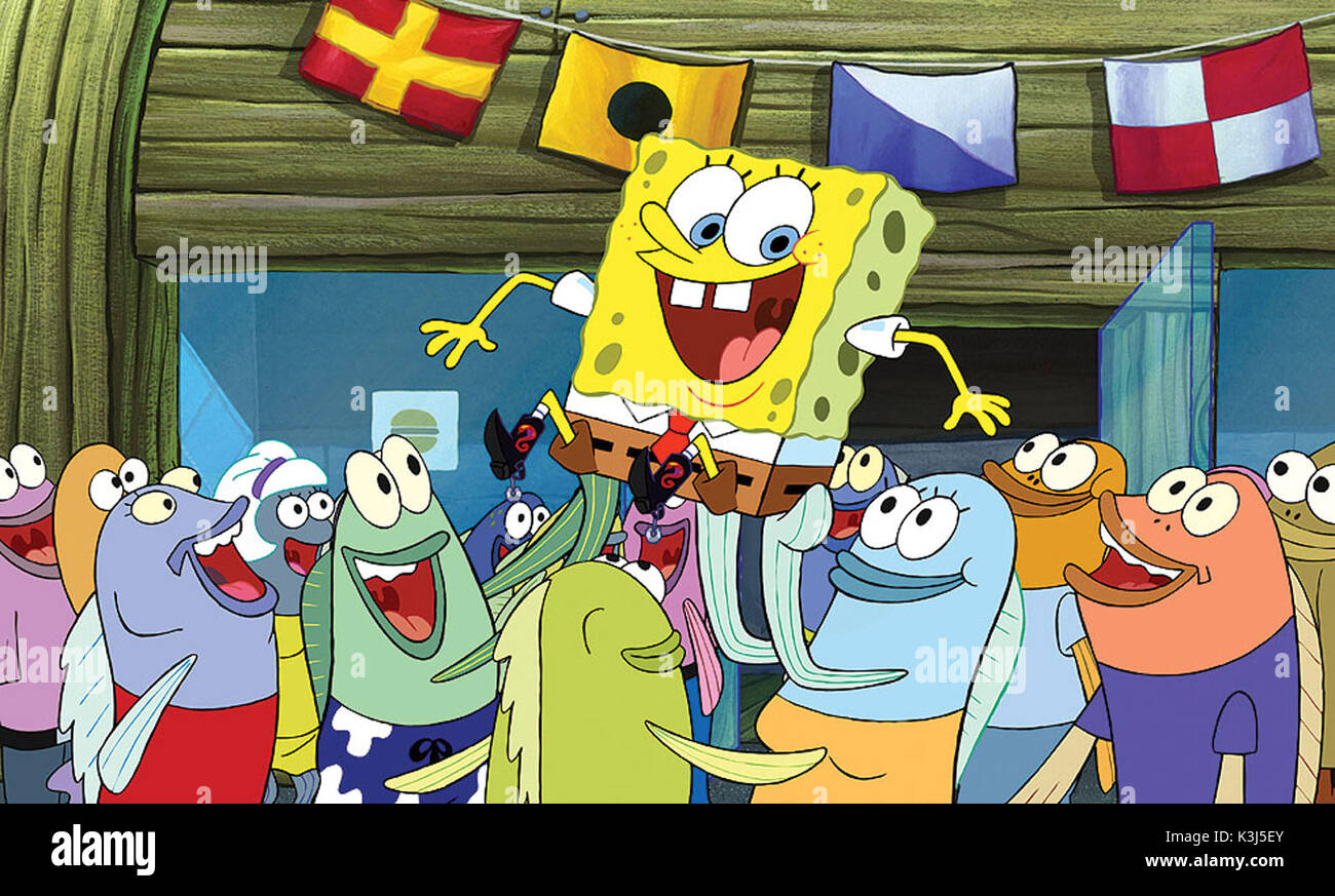 The spongebob squarepants movie 2004 hi-res stock photography and ...