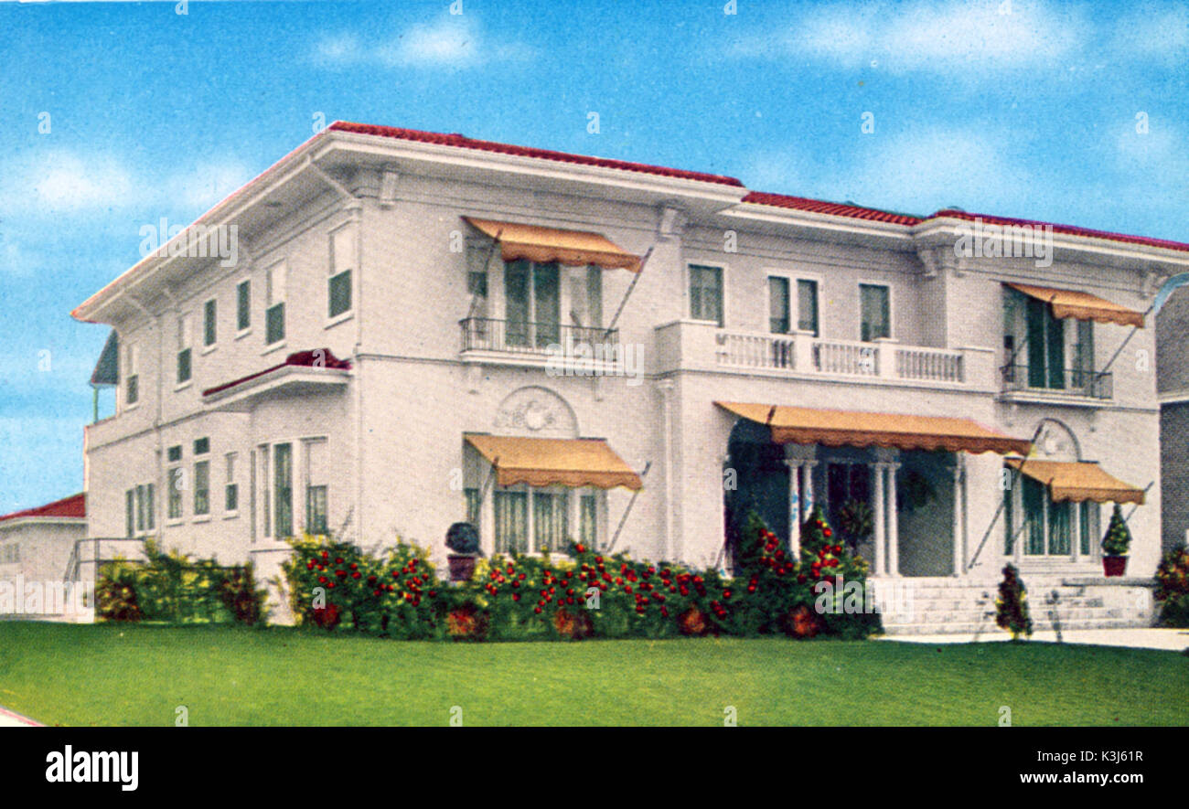 HAROLD LLOYD'S HOUSE IN HOLLYWOOD CALIFORNIA Stock Photo - Alamy