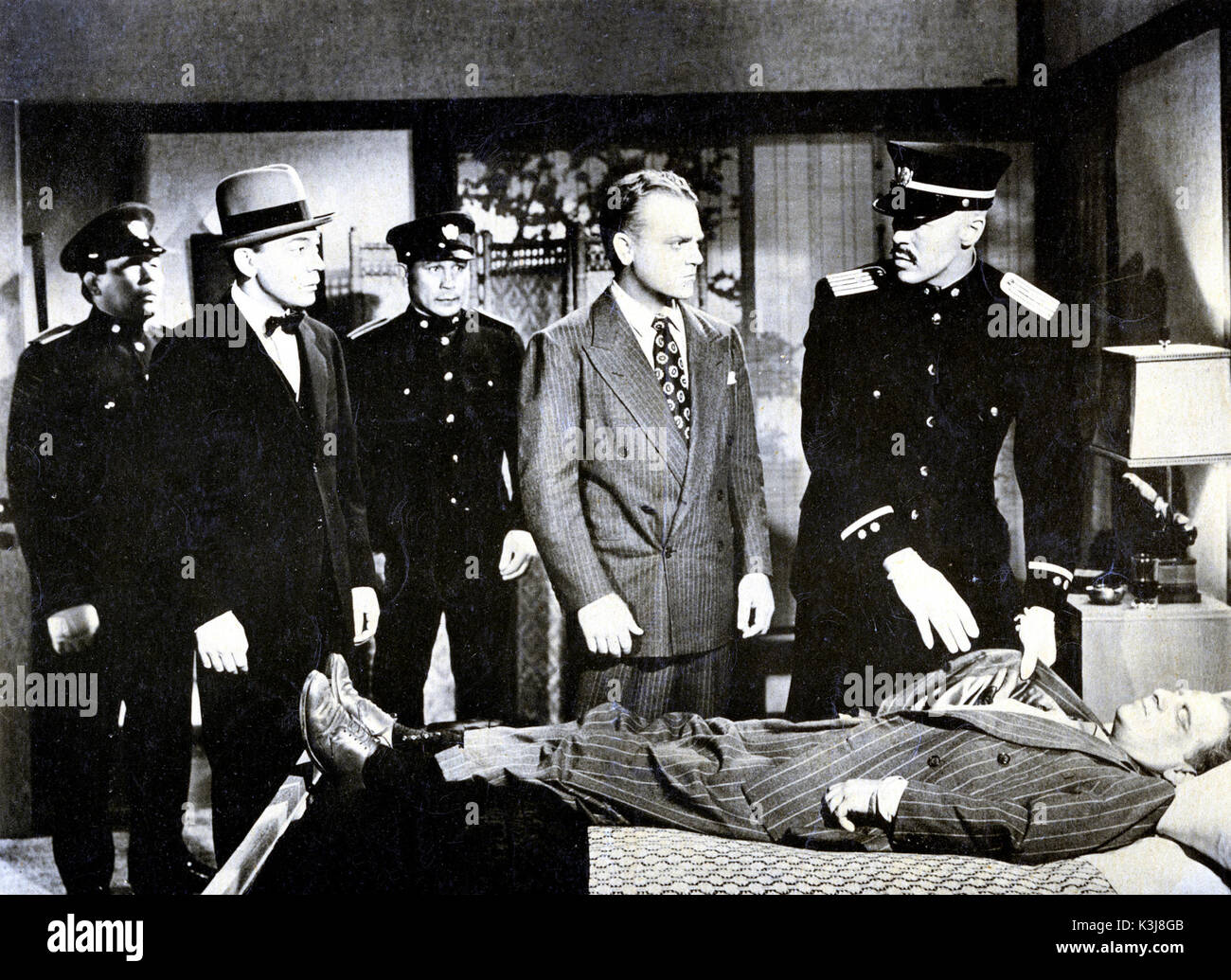 BLOOD ON THE SUN JAMES CAGNEY, ROBERT ARMSTRONG Date: 1945 Stock Photo ...