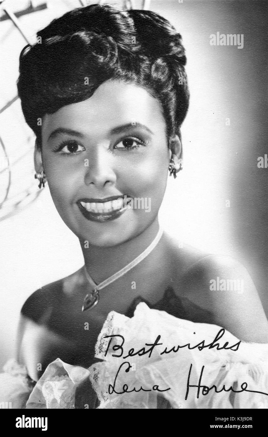 LENA HORNE American Actress and Singer Stock Photo - Alamy