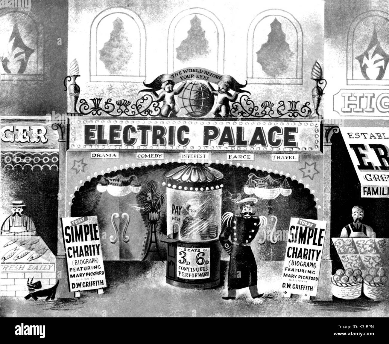 EARLY CINEMA FACADE 'Electric Palace' EARLY CINEMA FACADE 'Electric ...