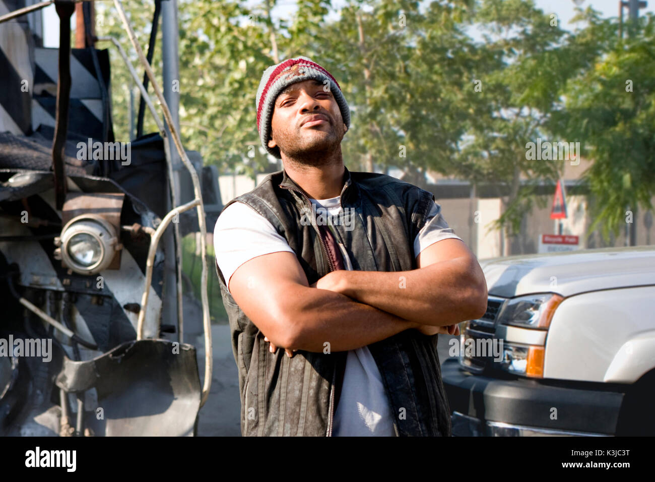 HANCOCK WILL SMITH as Hancock HANCOCK Date: 2008 Stock Photo - Alamy