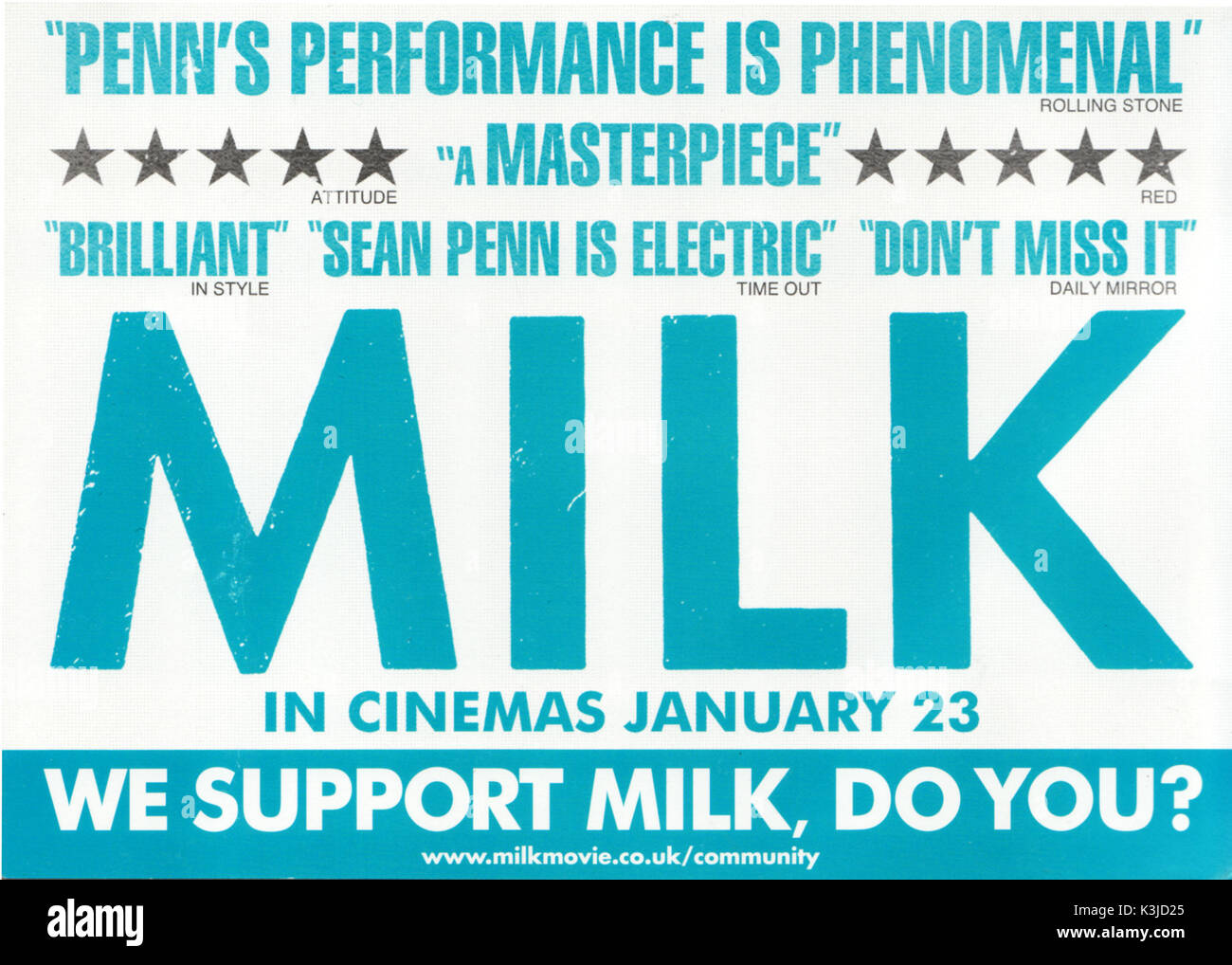 Milk movie hi-res stock photography and images - Alamy