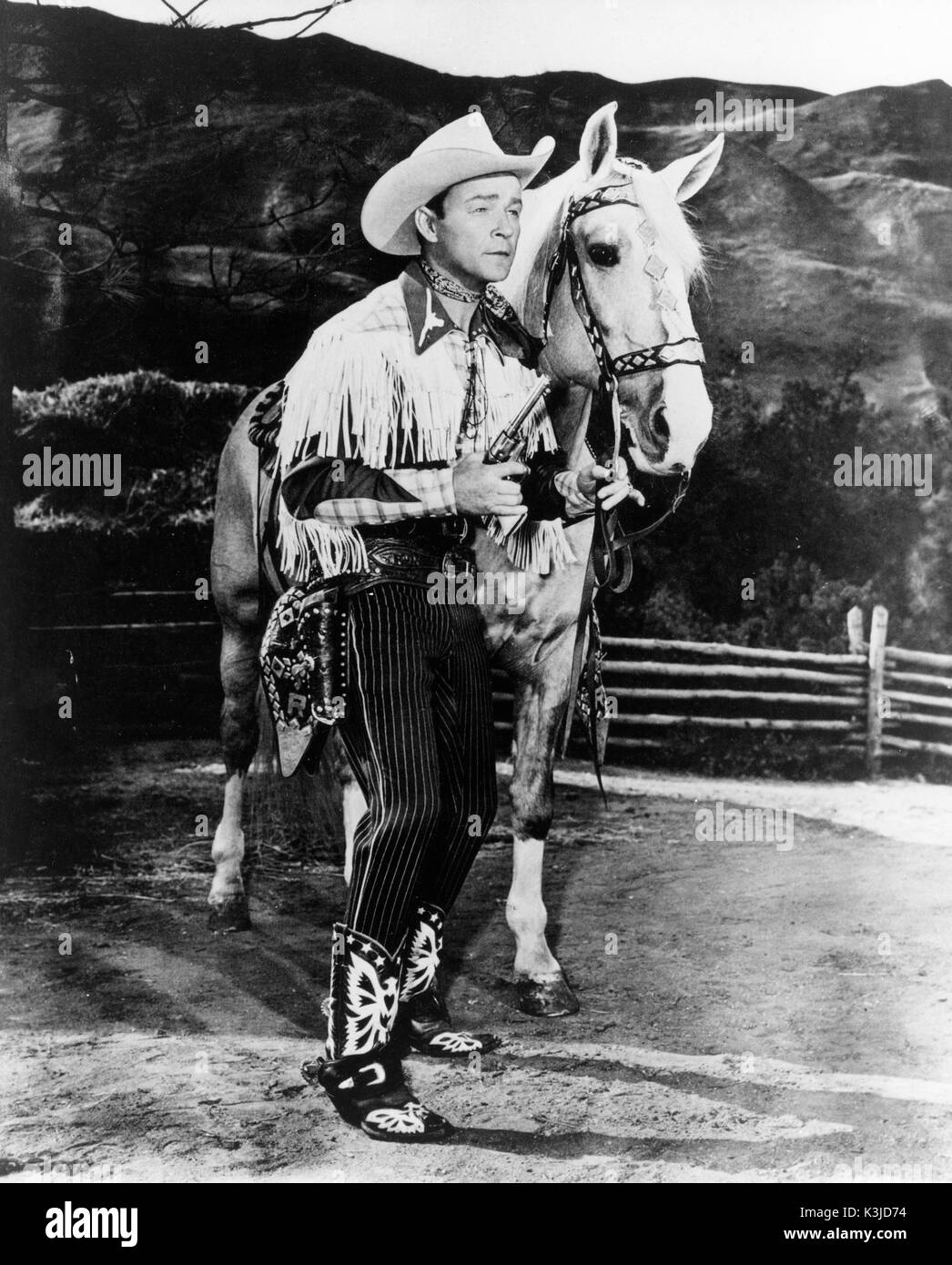 ROY ROGERS with TRIGGER Performing cowboy, singer, actor ROY ROGERS ...
