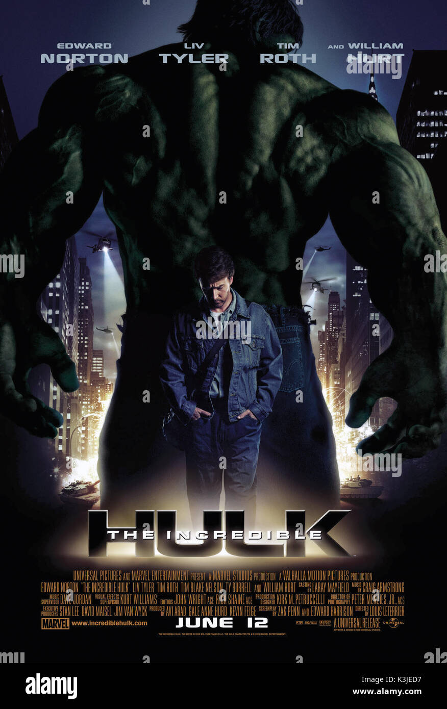 THE INCREDIBLE HULK aka HULK 2 THE INCREDIBLE HULK aka HULK 2 Date ...