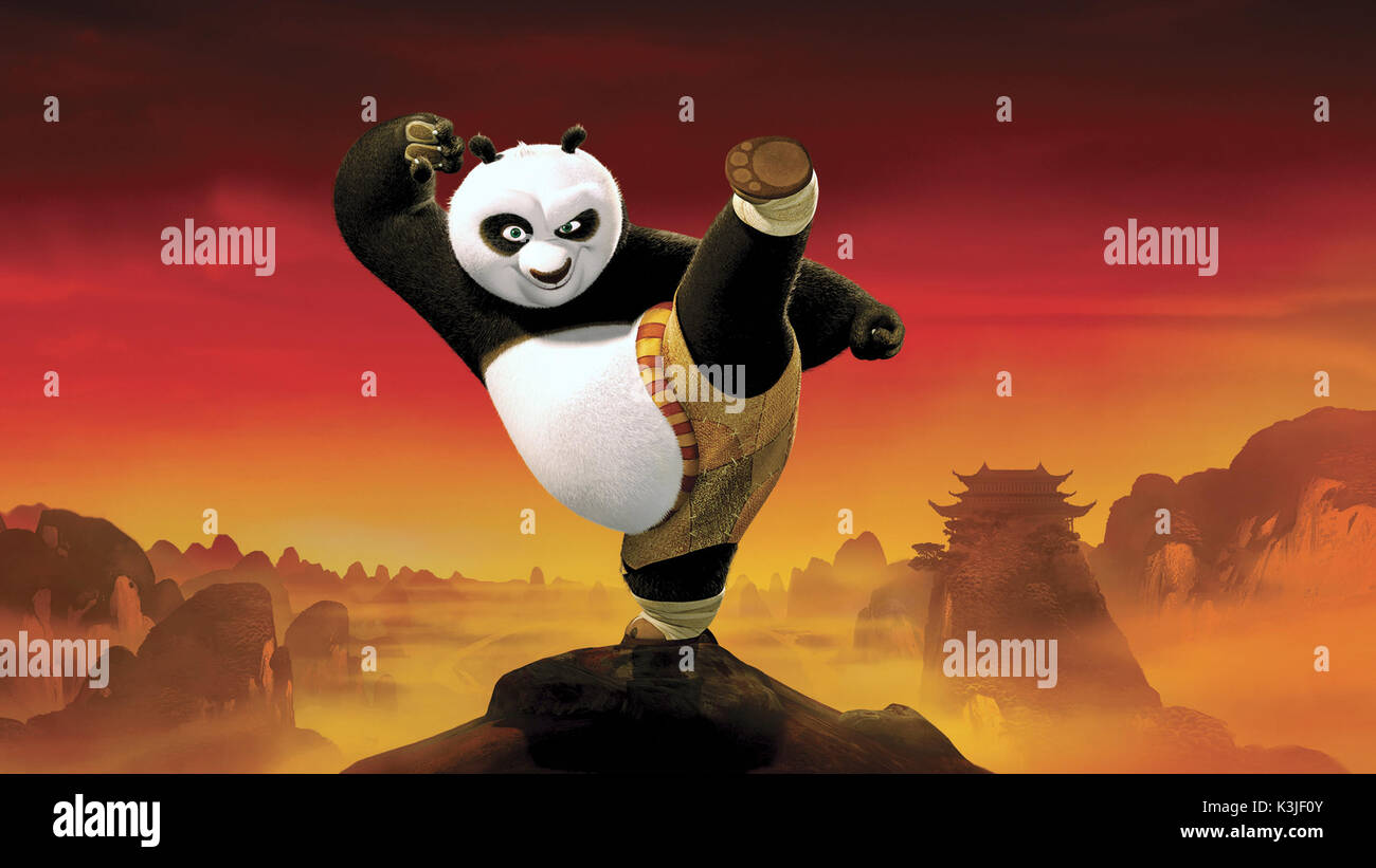 KUNG FU PANDA JACK BLACK voices Po KUNG FU PANDA Date: 2008 Stock Photo ...