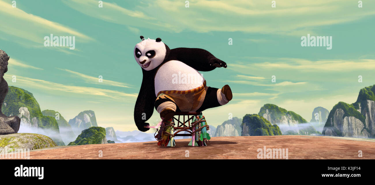 KUNG FU PANDA JACK BLACK voices Po KUNG FU PANDA Date: 2008 Stock Photo ...