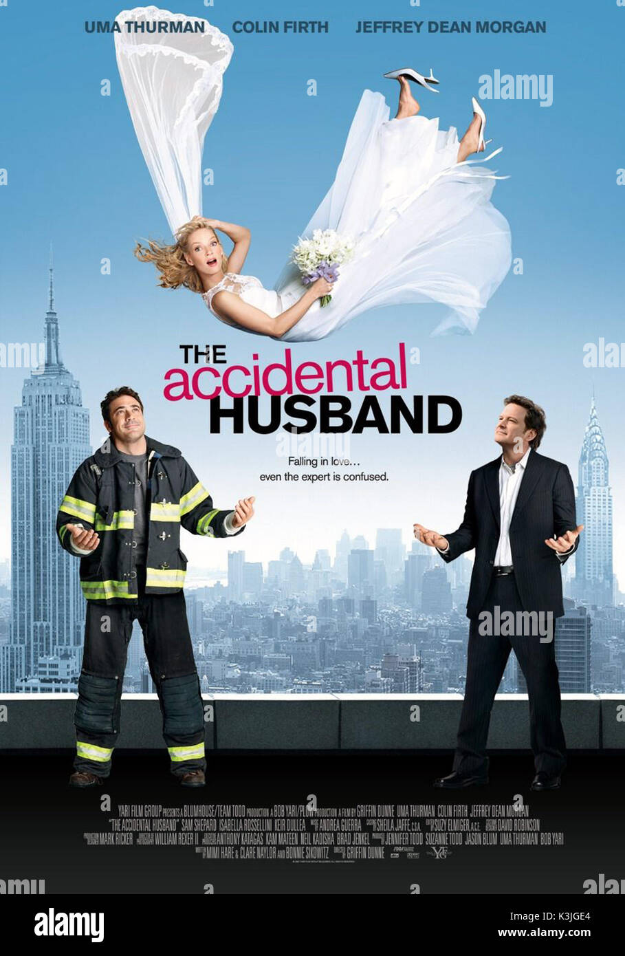THE ACCIDENTAL HUSBAND JEFFREY DEAN MORGAN, UMA THURMAN, COLIN FIRTH ...
