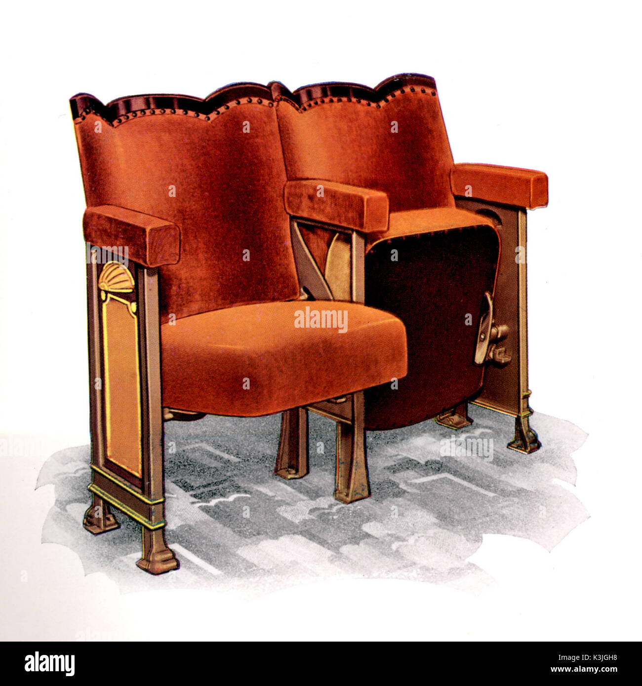 THE IMPERIAL model cinema seat Stock Photo - Alamy