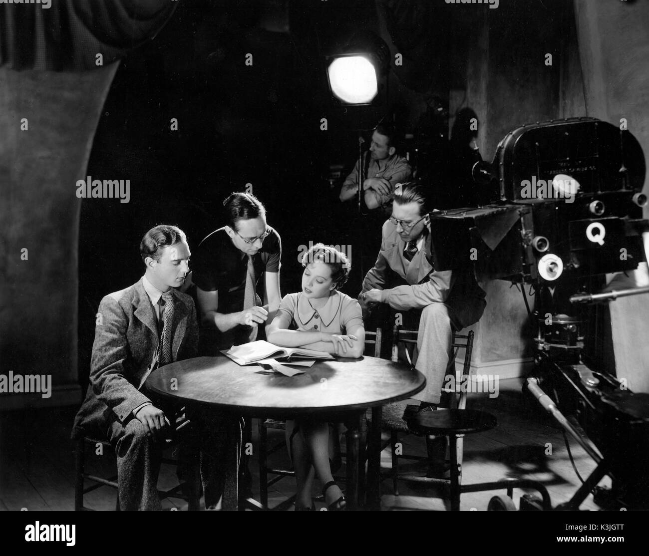 HEAD OVER HEELS from left - ROBERT FLEMYNG, Director SONNIE HALE, JESSIE MATTHEWS Stock Photo ...