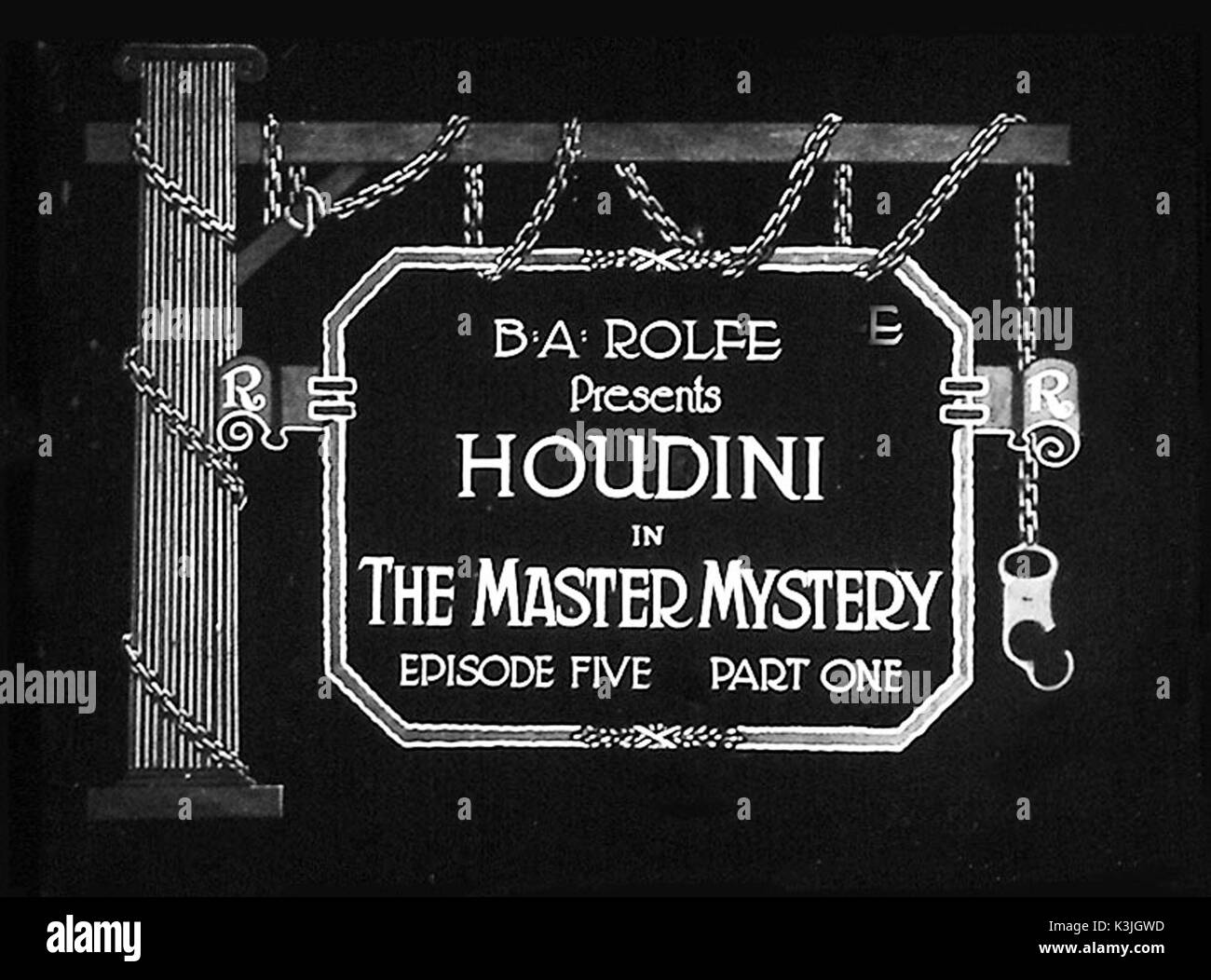 Houdini master mystery Black and White Stock Photos & Images - Alamy