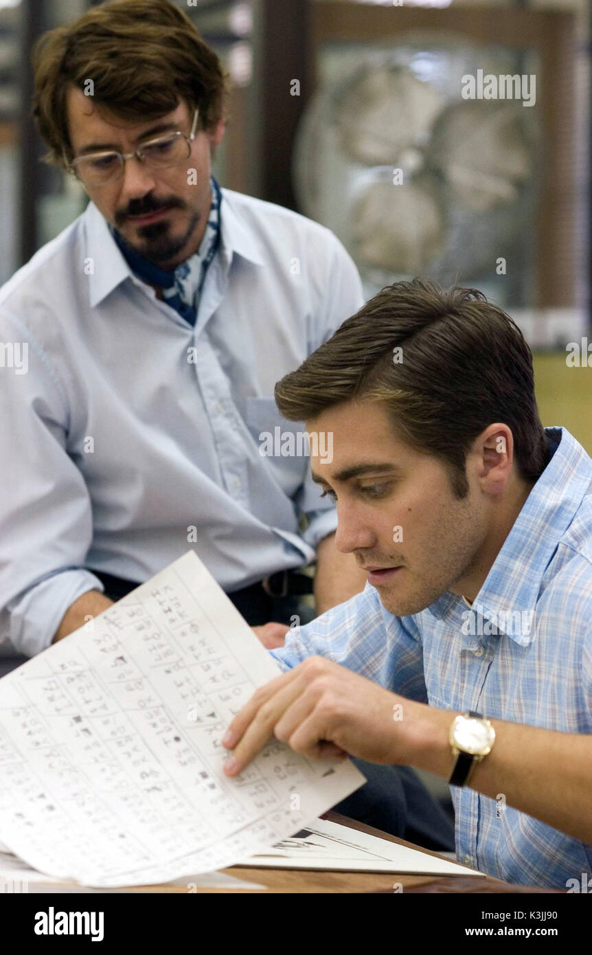 ZODIAC ROBERT DOWNEY JR as Paul Avery, JAKE GYLLENHAAL as Robert ...