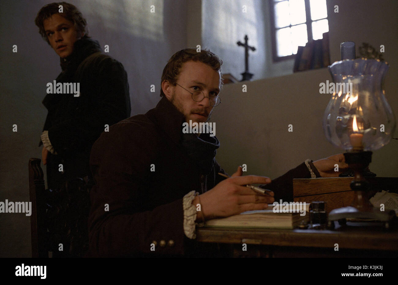 THE BROTHERS GRIMM MATT DAMON as Wilhelm Grimm, HEATH LEDGER as Jacob ...