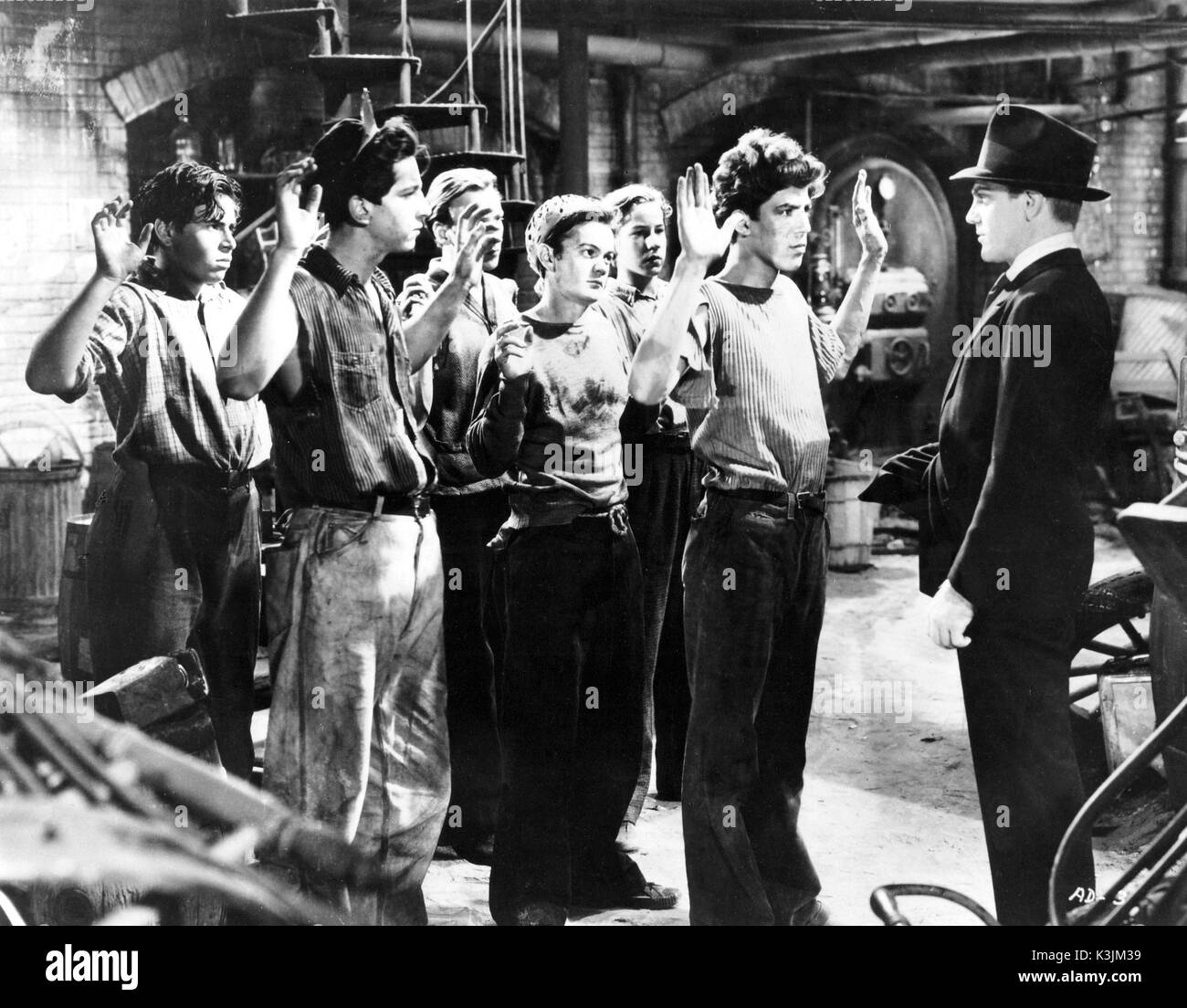 Angels with dirty faces james cagney Black and White Stock Photos ...