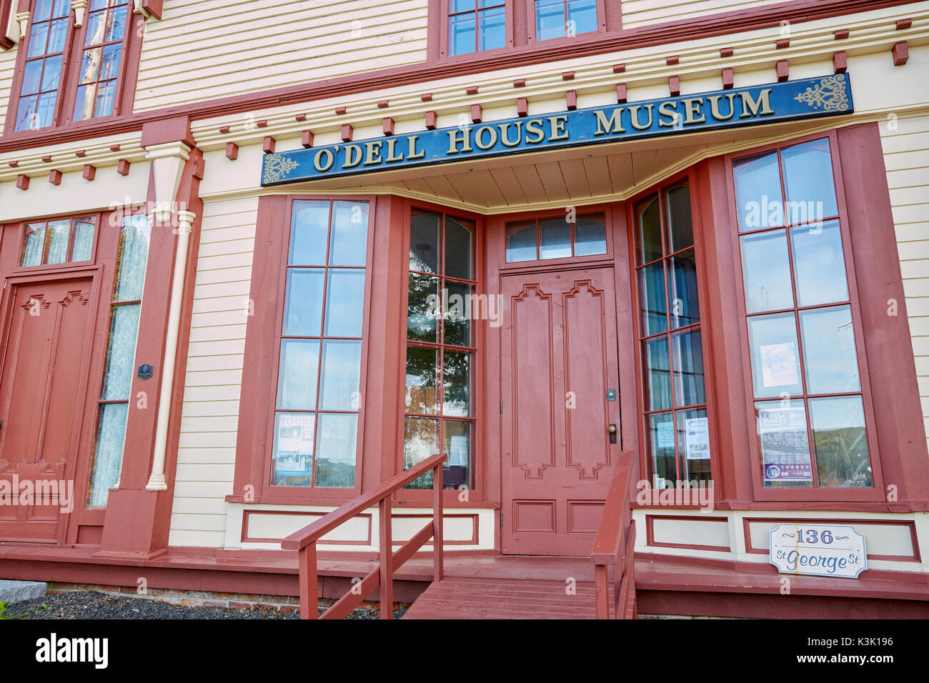 O'Dell House Museum, Annapolis Royal, Nova Scotia, Canada Stock Photo ...