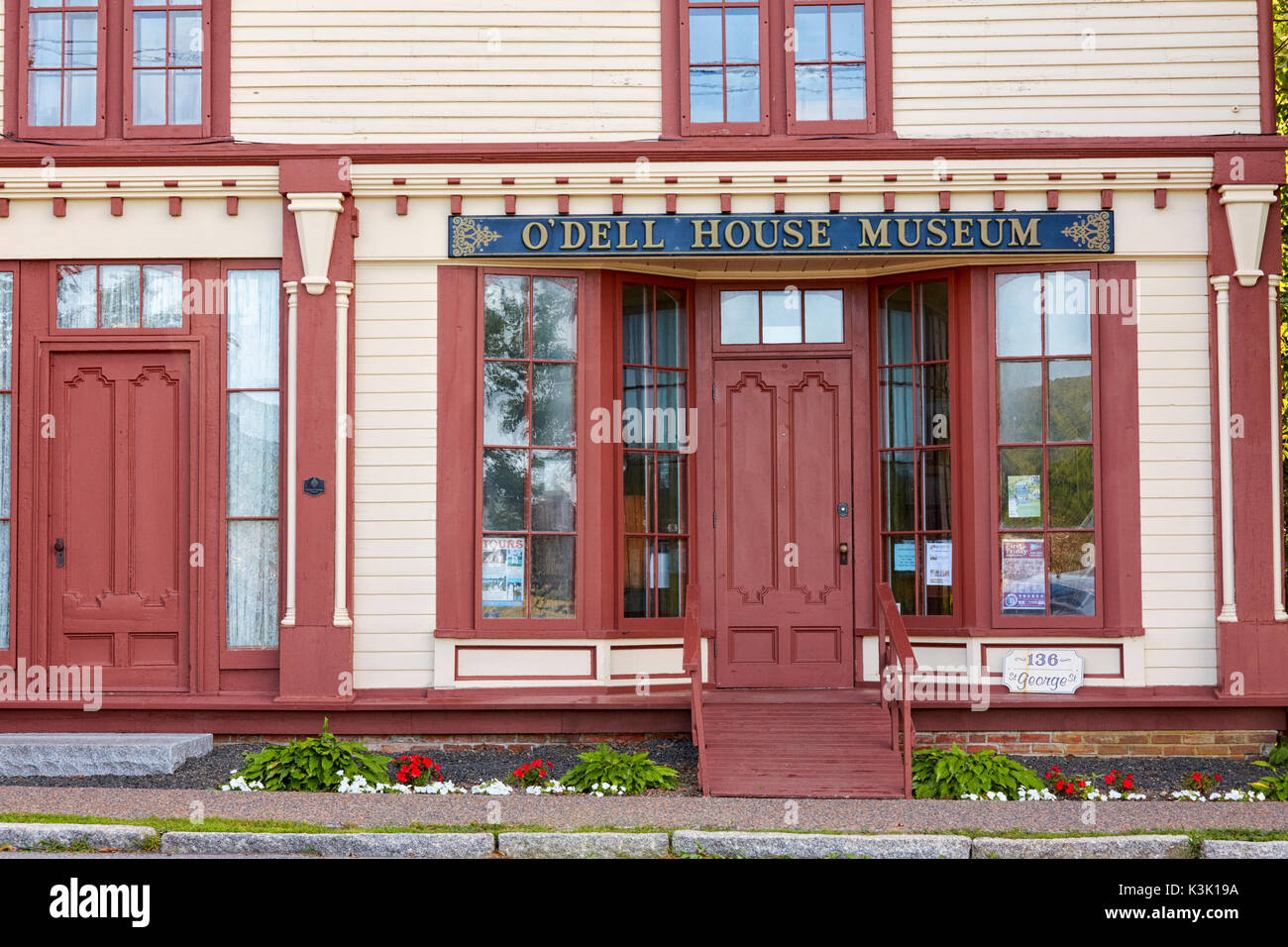 O'Dell House Museum, Annapolis Royal, Nova Scotia, Canada Stock Photo ...