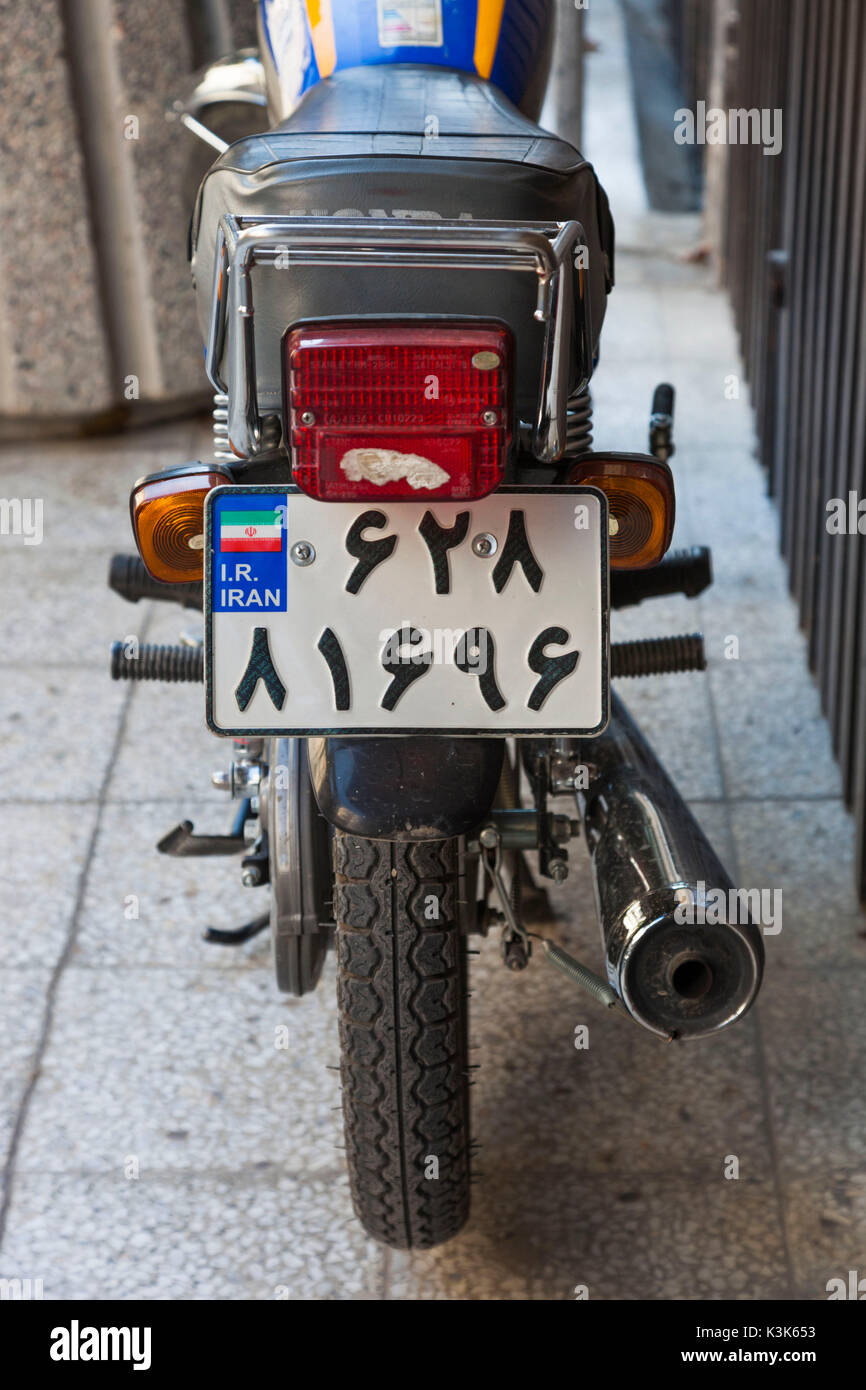 Iran, Central Iran, Esfahan, motorcycle Stock Photo - Alamy