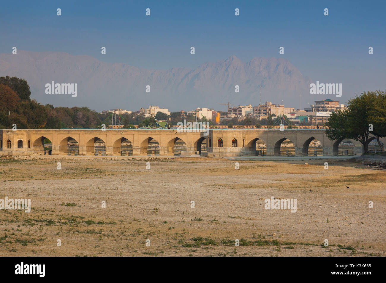 Iran, Central Iran, Esfahan, Chubi Bridge, dawn Stock Photo - Alamy