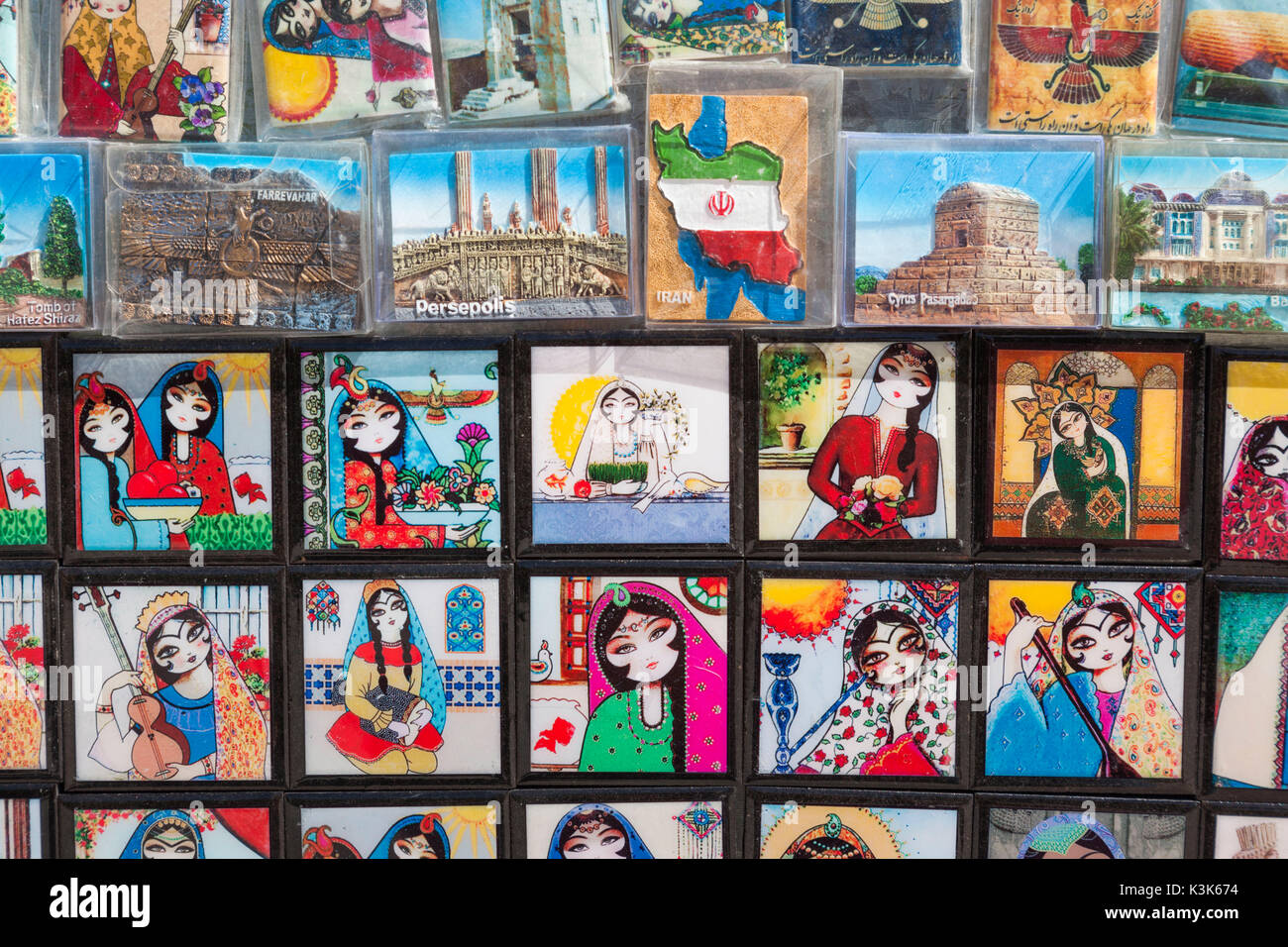Iranian souvenir fridge magnets hi-res stock photography and images - Alamy