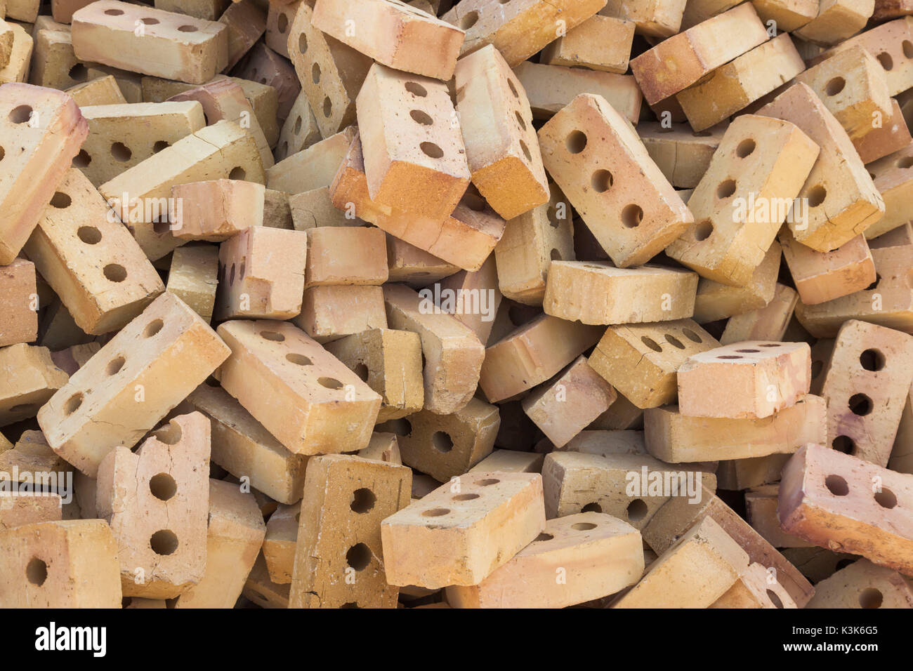 Iran, Central Iran, Natanz, building bricks Stock Photo - Alamy