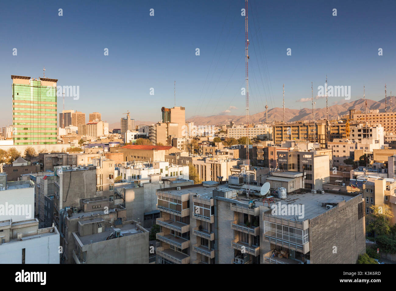 Iran, Tehran, elevated city view, morning Stock Photo - Alamy