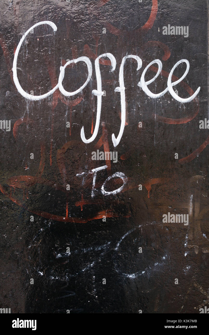 Coffee to go sign hi-res stock photography and images - Alamy
