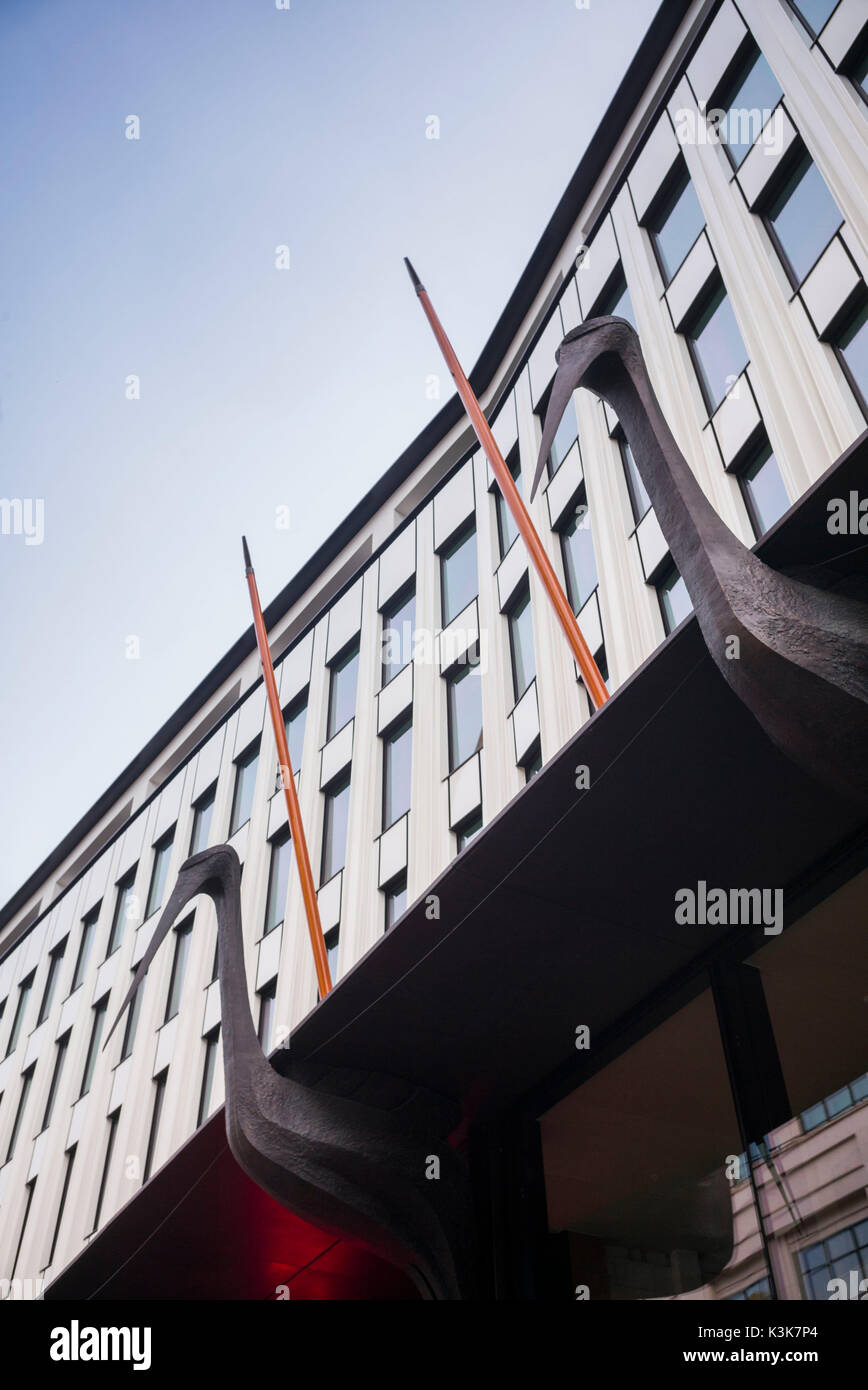 Netherlands, The Hague, Sijthof, newly built stork-themed retail and ...