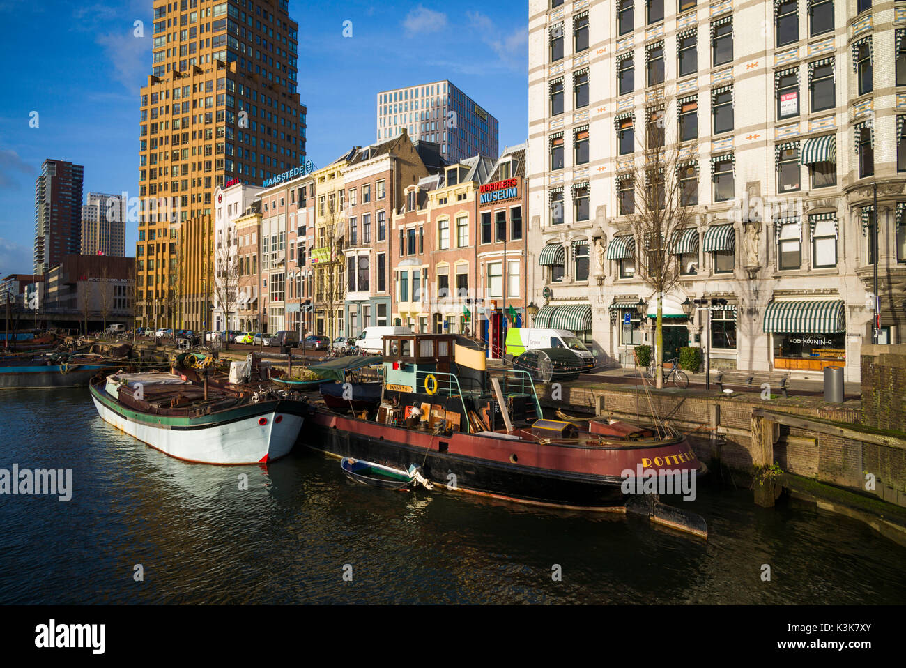Wijnhaven harbor and buildings hi-res stock photography and images - Alamy