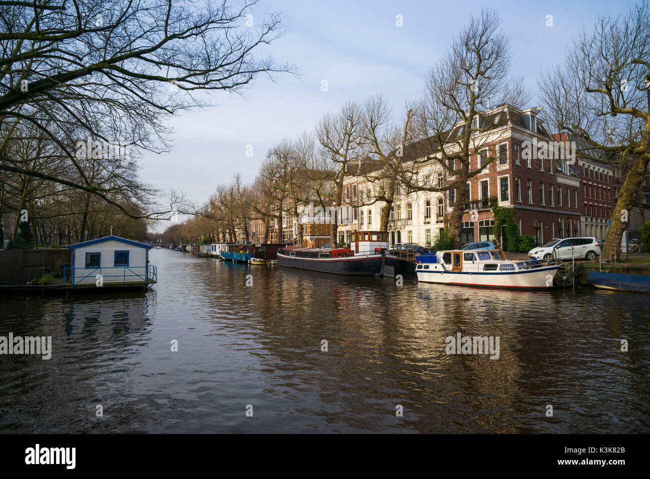 Netherlands, Amsterdam, Singelgracht canal Stock Photo - Alamy