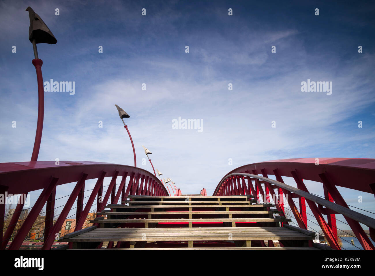 Netherlands, Amsterdam, Eastern Docklands, Spoorweg-bassin with the ...