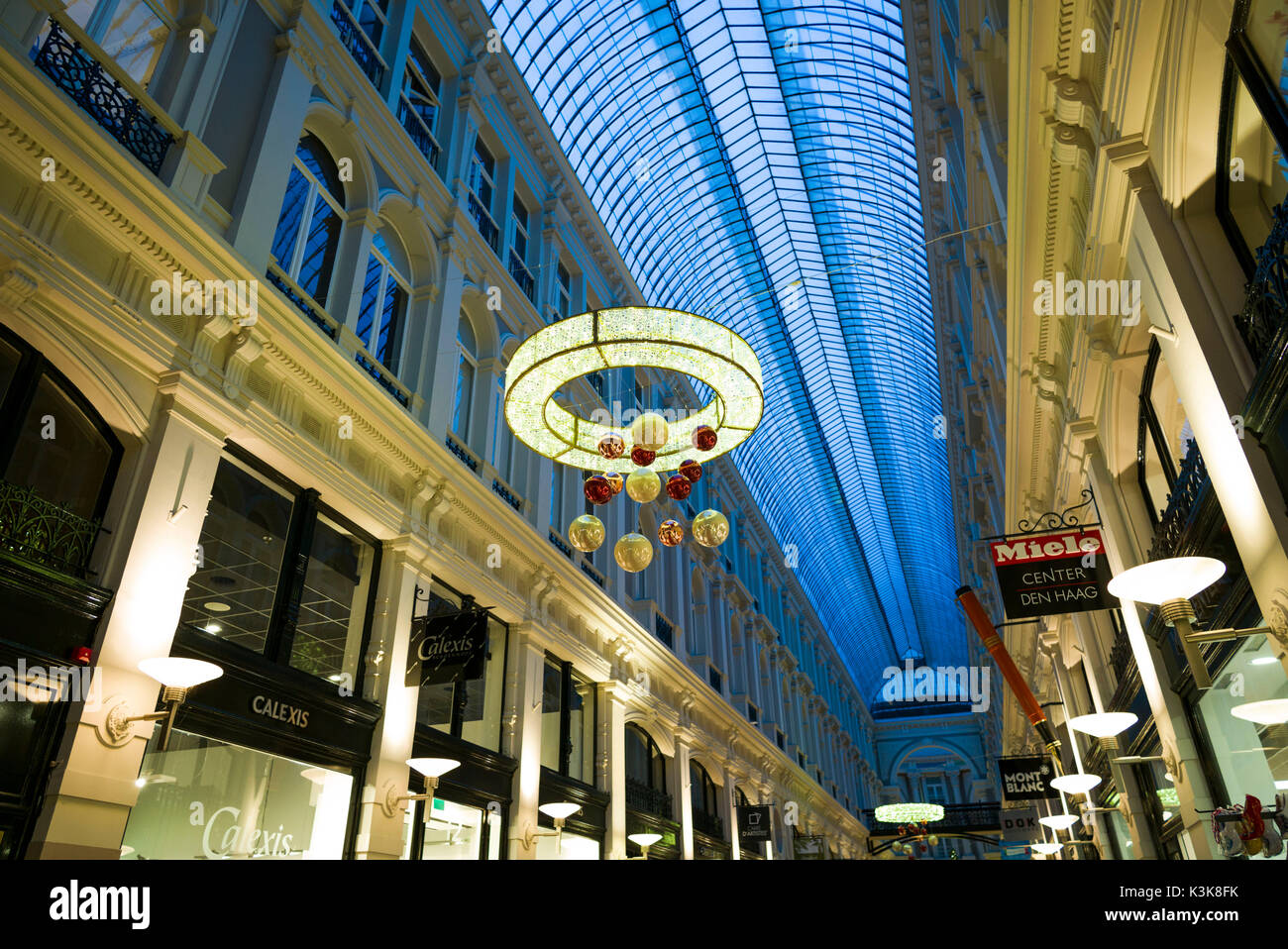 Netherlands, The Hague, De Passage, 19th century shopping arcade ...