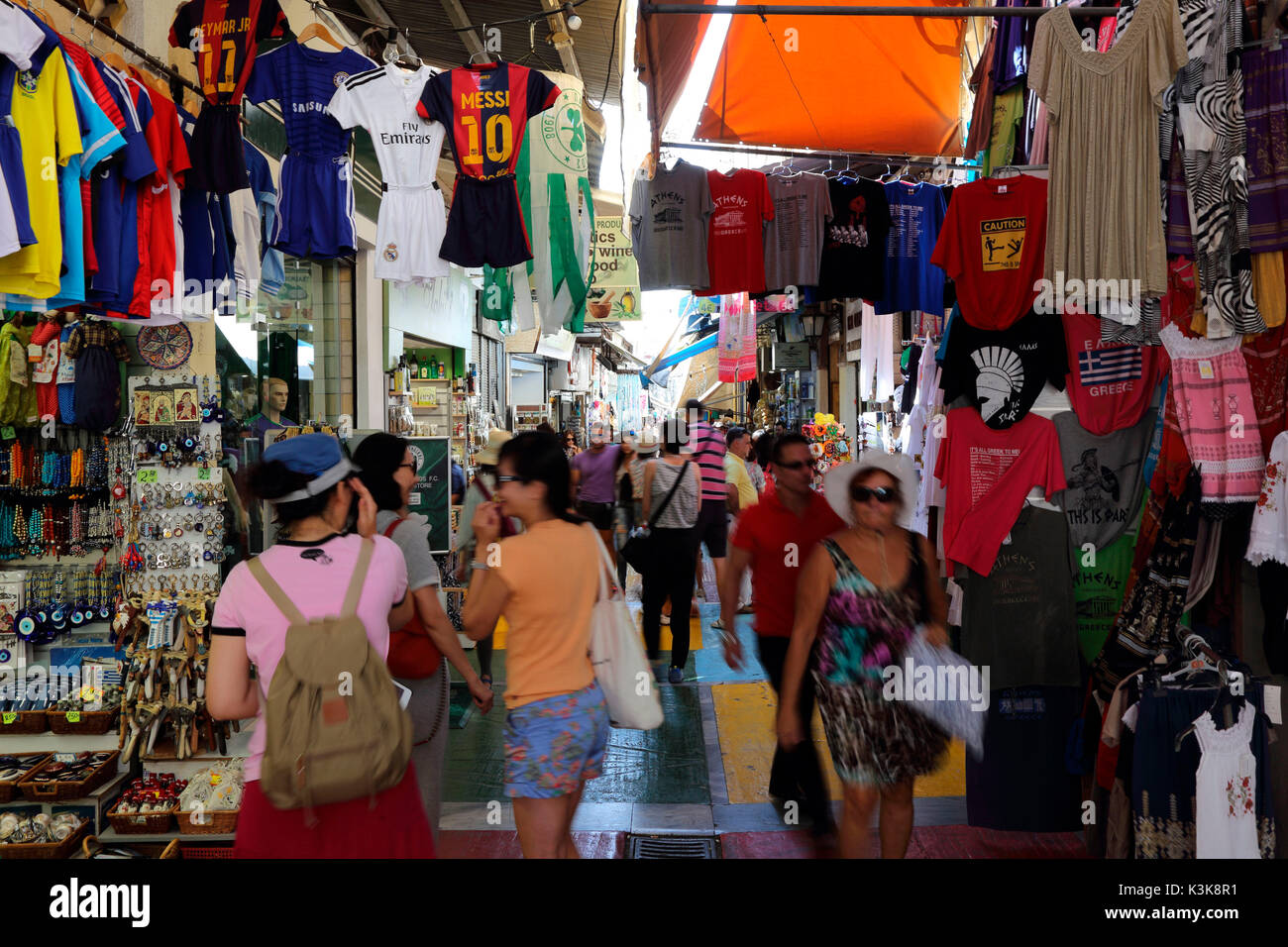 Greece Athens Monastiraki flea market Stock Photo - Alamy