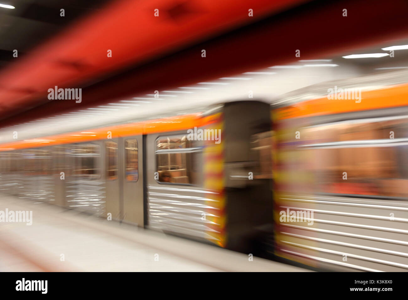 Greece Athens metro Stock Photo - Alamy
