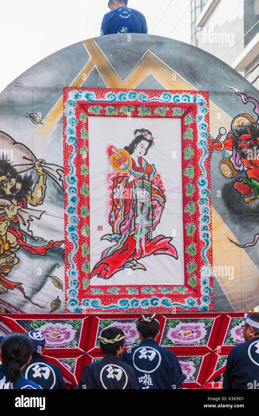 Japan, Hoshu, Tokyo, Asakusa, Nebuta Festival, Parade Float Stock Photo ...