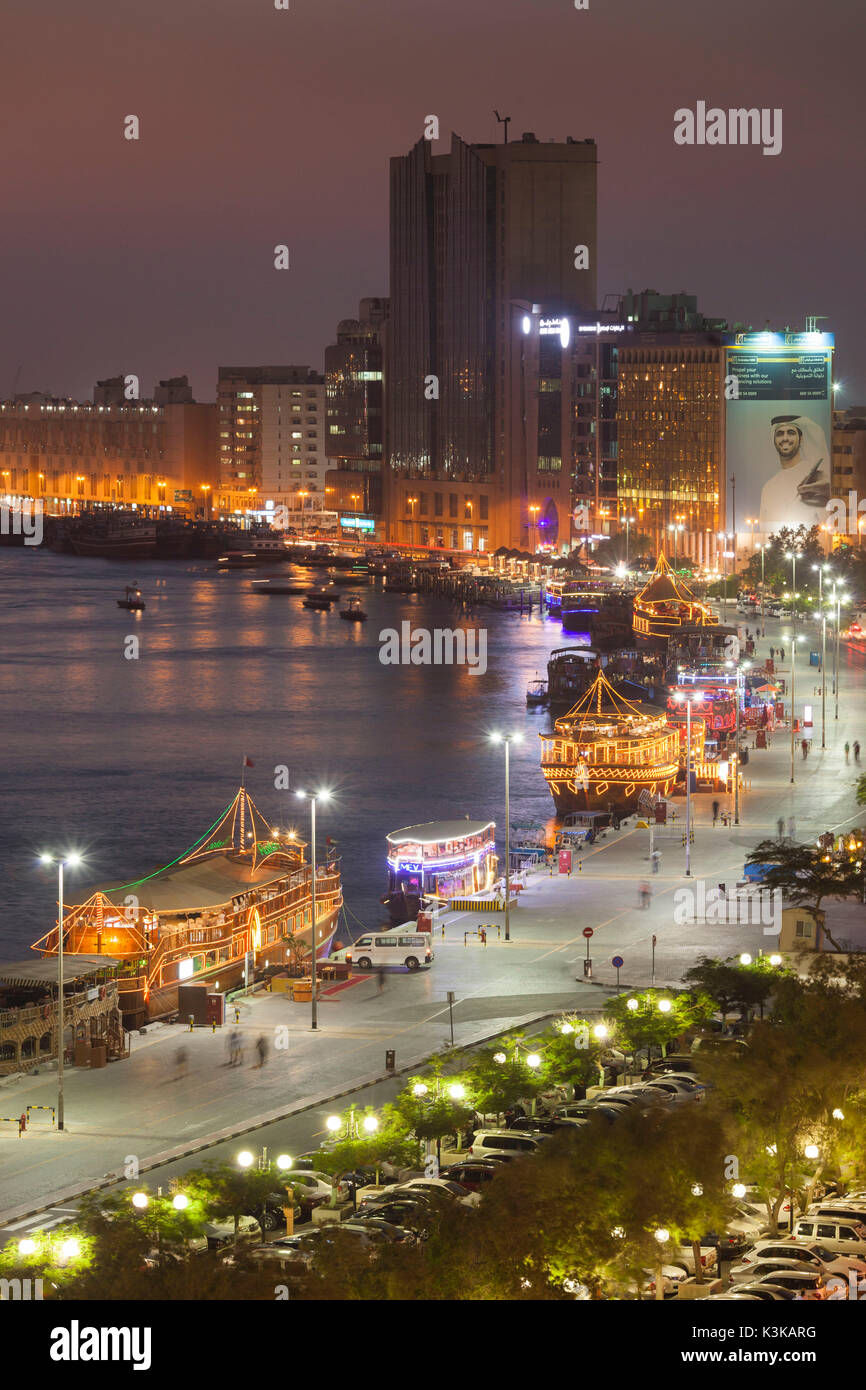 Dubai creek waterfront view hi-res stock photography and images - Alamy