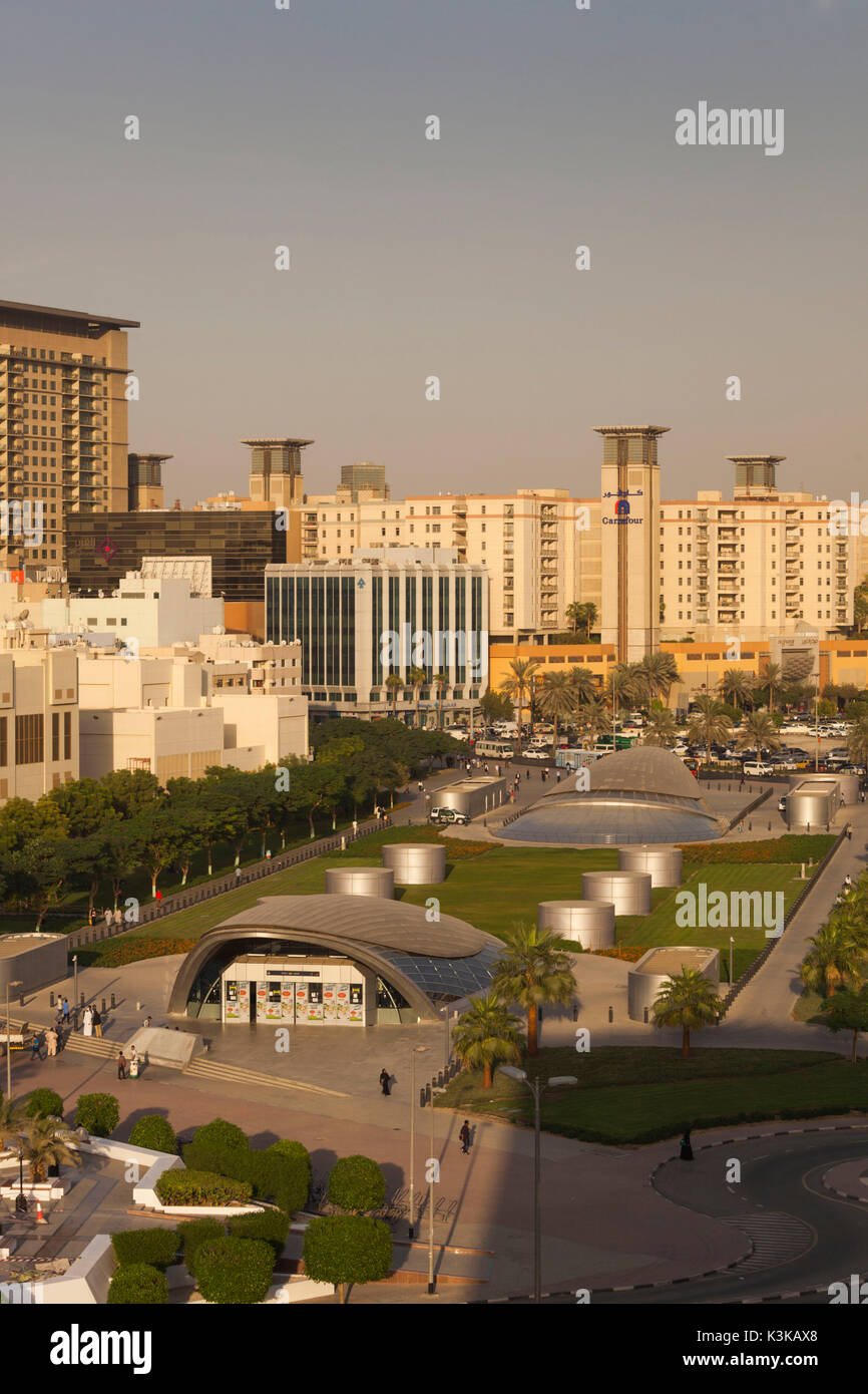 UAE, Dubai, Deira, Union Square, elevated view Stock Photo - Alamy
